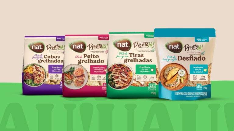 Com novo posicionamento de marca, linha Nat Pronto Já! moderniza embalagens